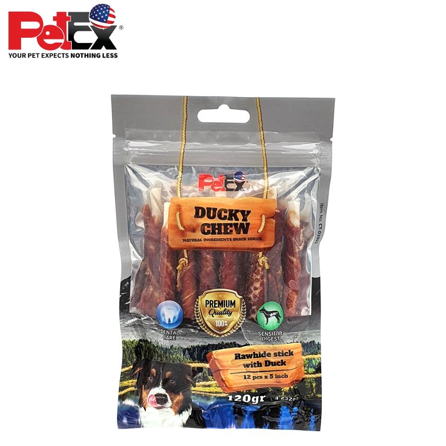 עצמות לעיסה לכלבים בטעם ברווז | פטקס - iPets